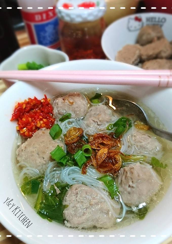 Resep Baso homemade no bp / no bs oleh yNy - Cookpad