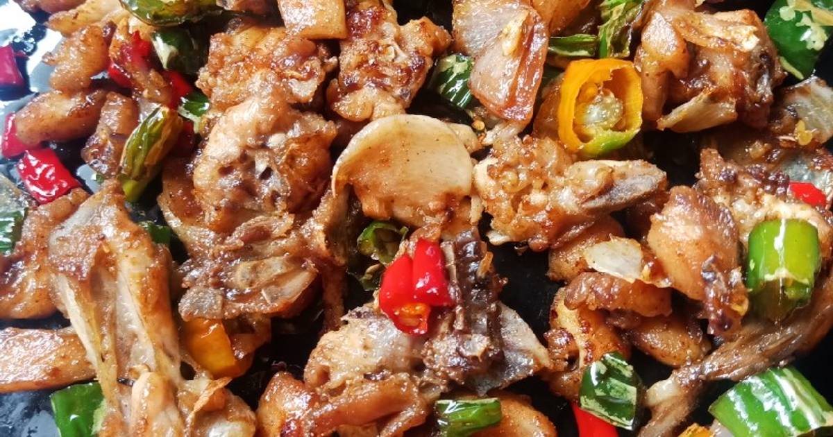 Resep Ayam Cabe Garam oleh Hesti Pratiwi - Cookpad