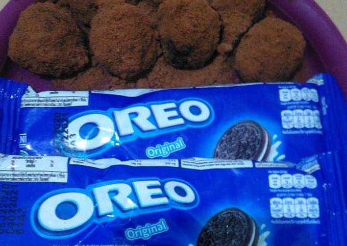 Resep Bola-bola Oreo Milo (Tiga bahan) oleh Ayatika Alina._ - Cookpad