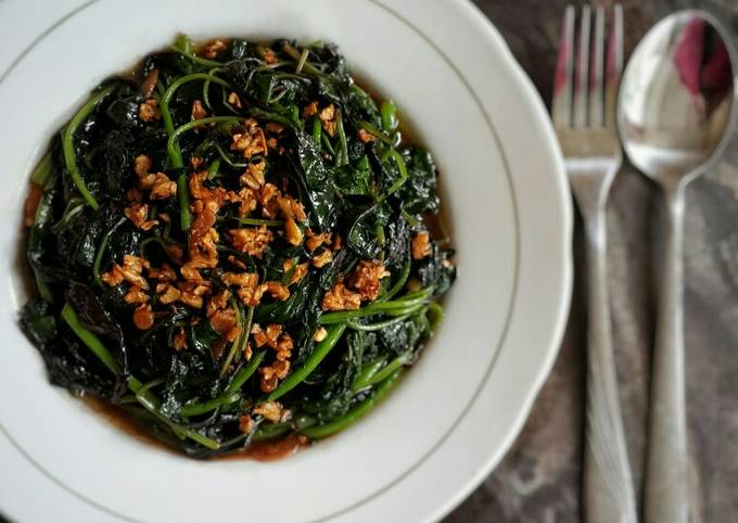 Resep Bayam Masak bawang putih oleh Amanda Garden To Table - Cookpad