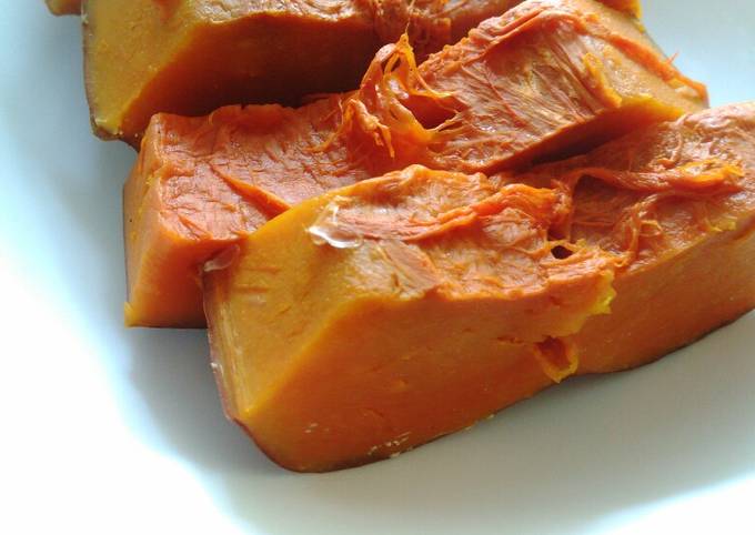 Resep Waluh/labu parang kukus oleh Bunda Luqman's Kitchen - Cookpad