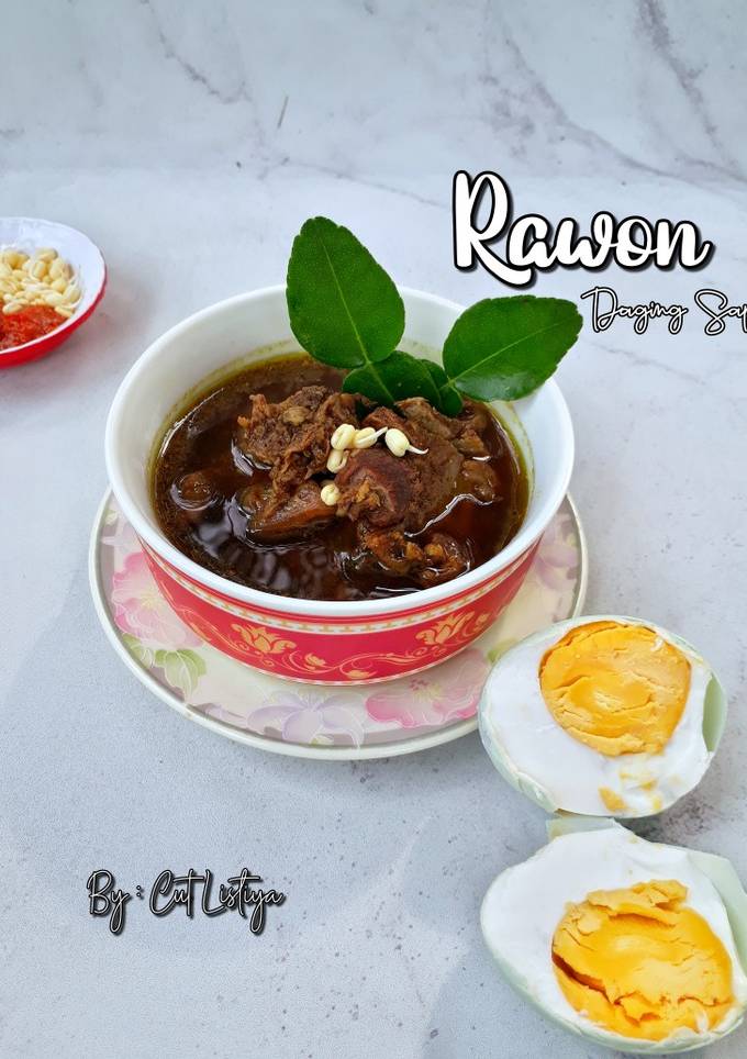 Resep Rawon Daging Sapi khas Surabaya oleh Cut Listiya - Cookpad