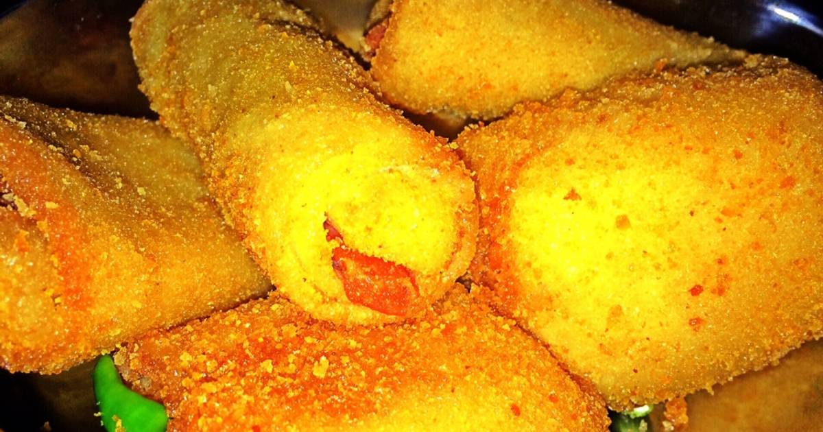 Resep Risoles Mayones Isi Sosis oleh Aisha Mikaila Sinaga - Cookpad