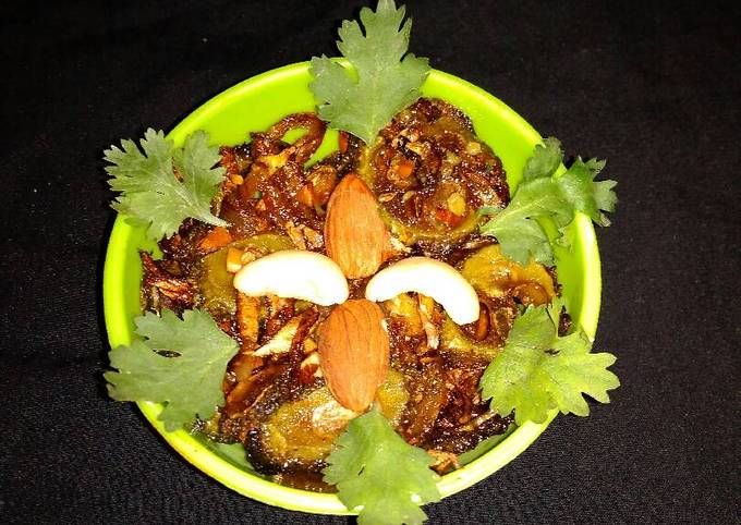 Dry fruits karela Recipe by Nisha Srivastava - Cookpad