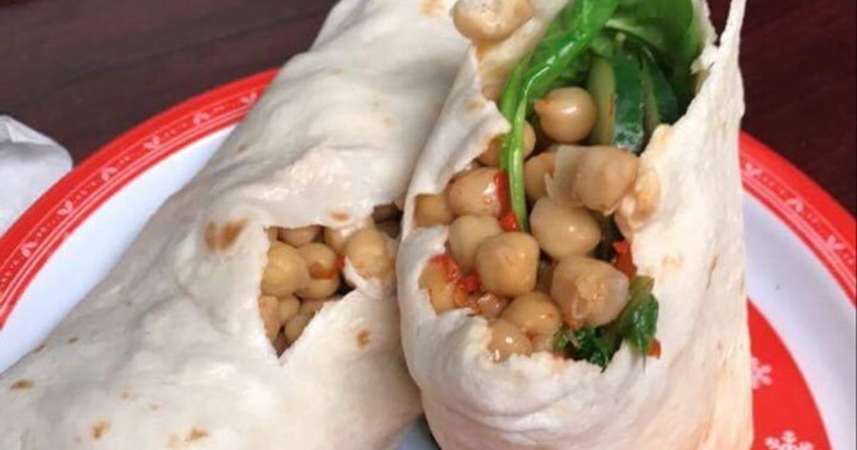Vegan Sweet Chili "Chicken" Wrap Recipe By Andrea.Herian.9
