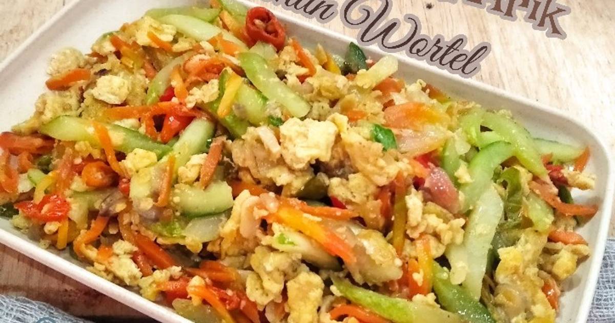 Resep *Tumis Orak-Arik Timun Wortel* oleh ati dewanthi - Cookpad