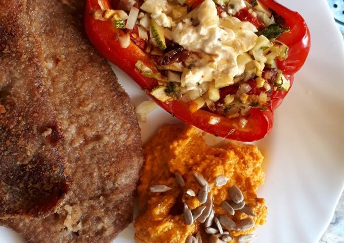 Morrón / pimiento relleno Receta de Lucas- Cookpad