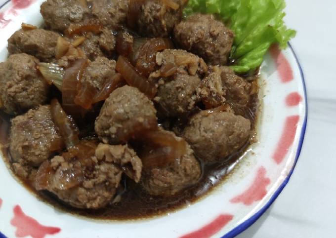 Resep Bola-bola daging teriyaki oleh Badoci - Cookpad