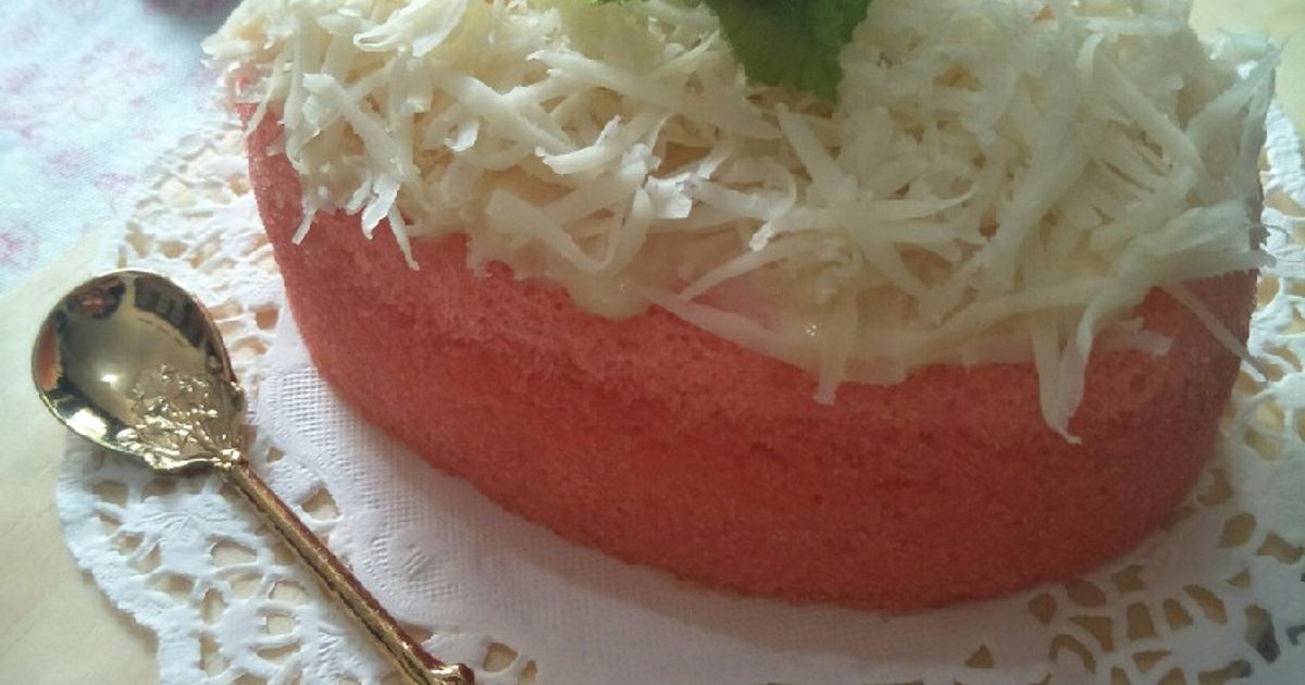 Strawberry Cheese Steamed Cake 🍓🍰 Recipe by Rin's Kitchen - Cookpad
