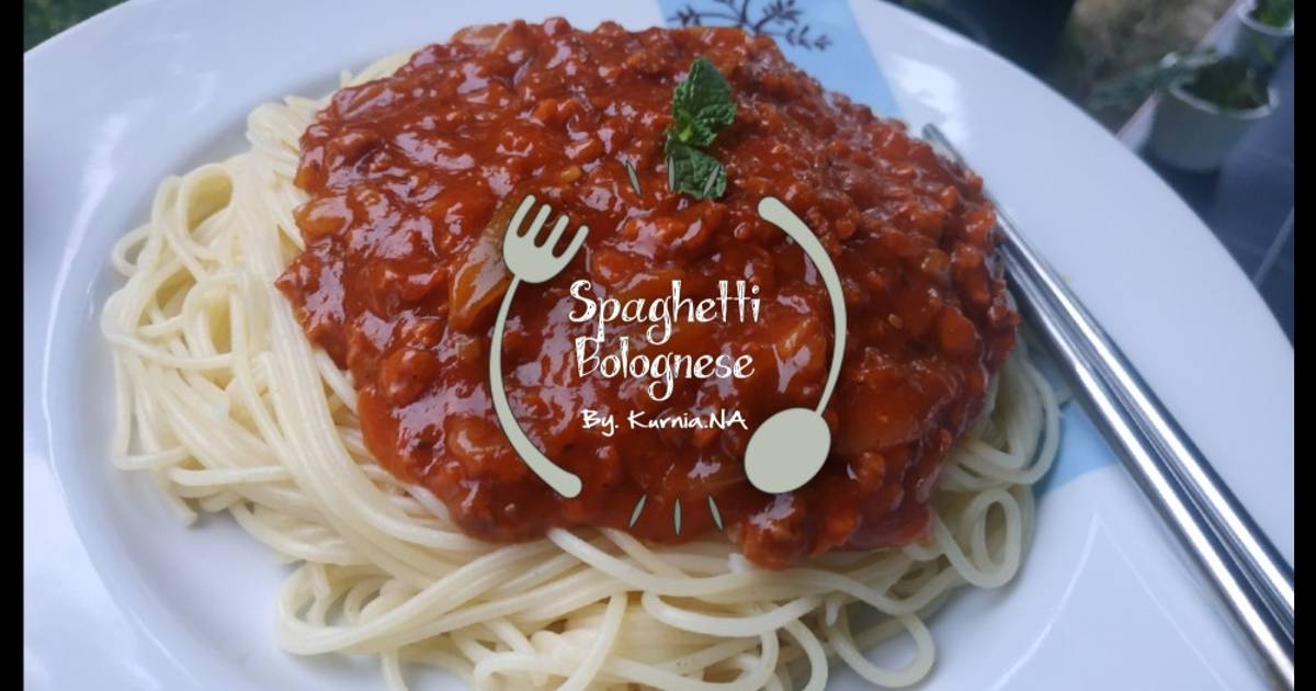 Resep Spaghetti Bolognese oleh Kurnia Nur Addina - Cookpad