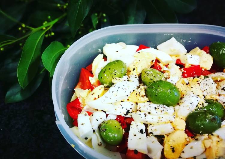 Ensalada de huevos y patatas - tupper Receta de "cocinar con jorgette ...