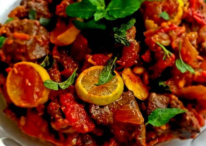 Kaliji (Liver) Karahi Recipe Recipe by Areeba Khan - Cookpad