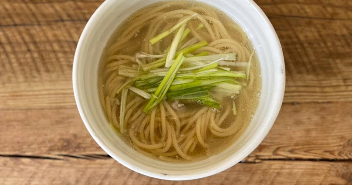 💡Italian pasta into Ramen noodle 🍝🍜⁉️‼️ Recipe by tomo_ya - Cookpad
