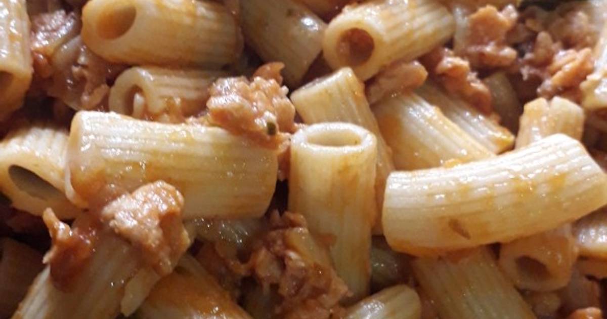 Fideos con tuco vegano 🥕 Receta de Lourdes- Cookpad