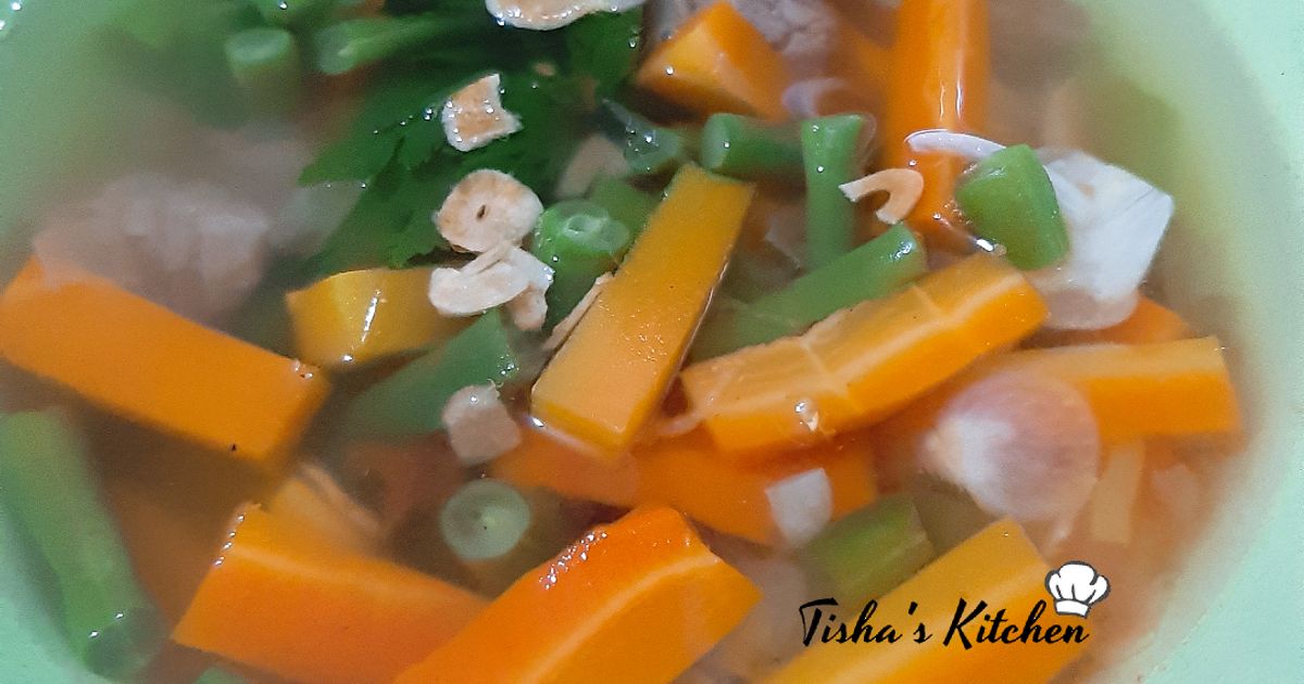 Resep 34. Asem Asem Daging Wortel Buncis oleh Tisha's Kitchen - Cookpad