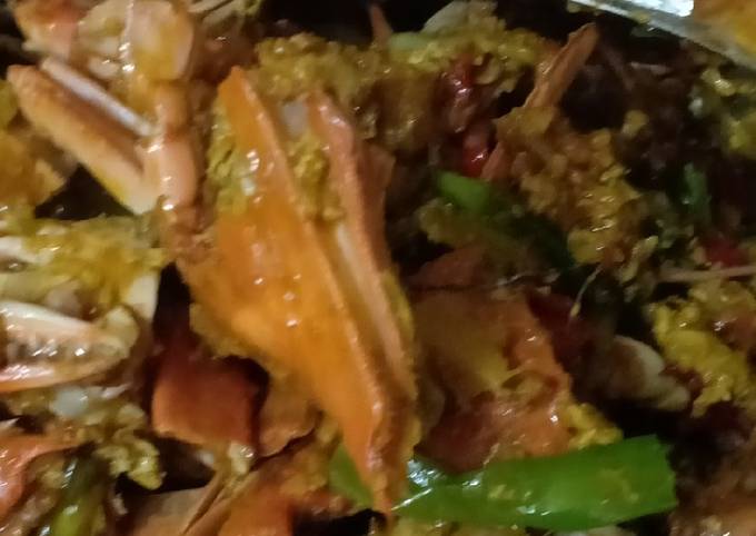 Resep Rajungan pedas telor oleh adiyati - Cookpad