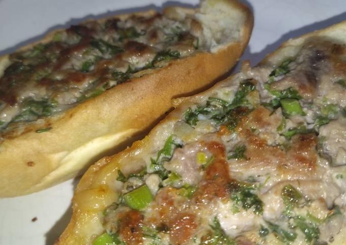 Pan relleno de carne y queso 🥩🥖 Receta de LEIDY RUIZ- Cookpad