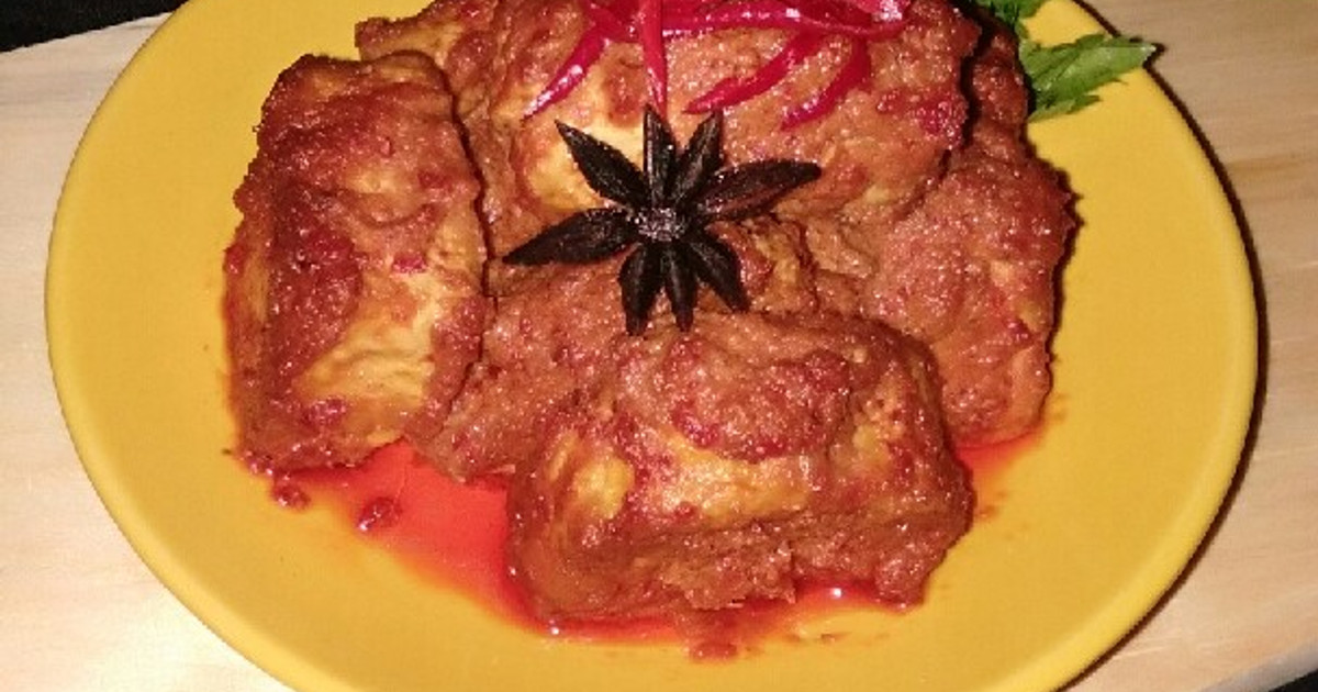Resep Rendang Tahu oleh Dapur Teh Icha - Cookpad