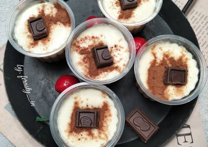 Resep Milo Cheese Puding oleh Ferasty - Cookpad