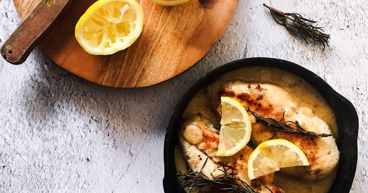Resep Ayam Saus Lemon 🍋 oleh Ecka Rahma - Cookpad