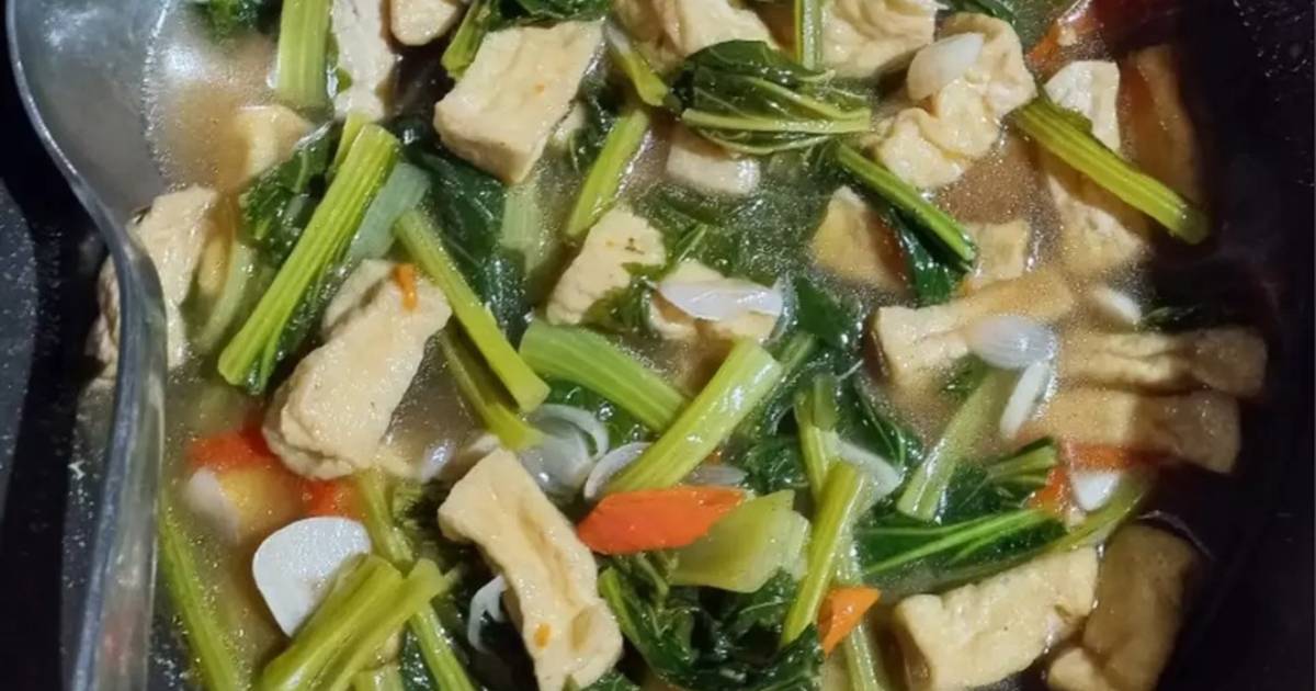 Resep Cah sawi tahu oleh Dapur Bunda - Cookpad