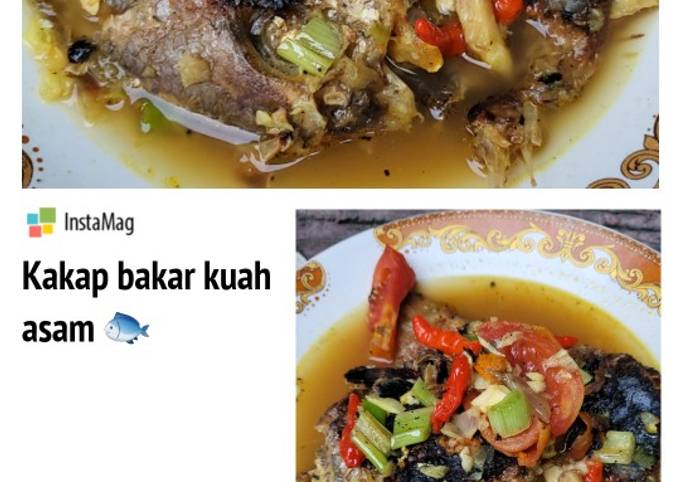 Resep Kakap bakar kuah asam oleh Mama Ima & Sasya - Cookpad