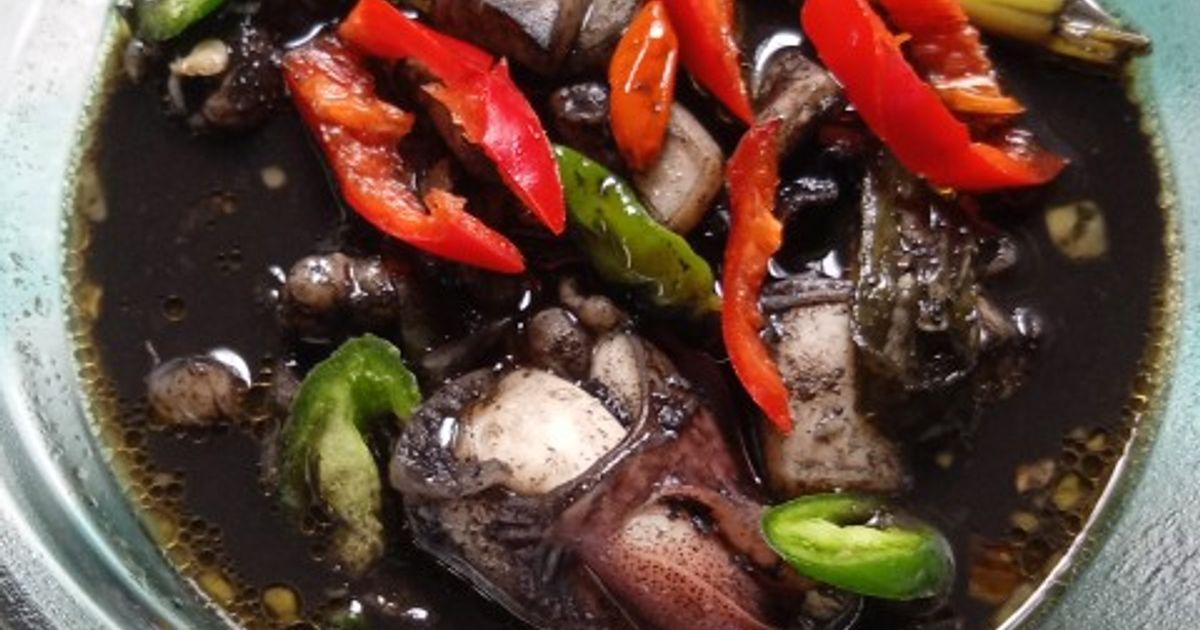 Resep cumi masak hitam asam rumahan enak dan mudah - Cookpad