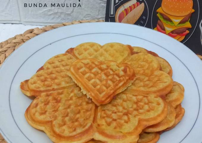 Resep Waffle Simple oleh Bunda Maulida - Cookpad