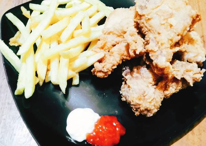 Resep Arabic fried chicken oleh Dyah Wahyu Sulistiani - Cookpad
