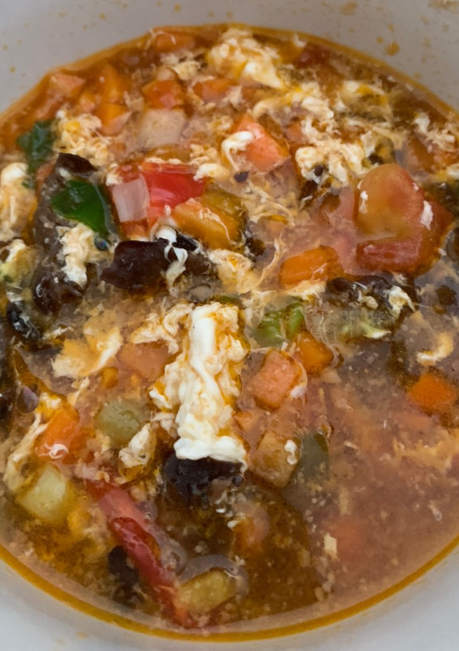 Resep Sup Tomat Telur Simple (Egg Drop Soup) oleh Kitchentells - Cookpad