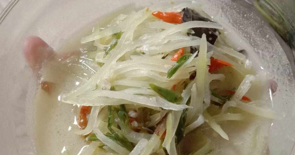 Resep Pepaya Muda Kuah Putih oleh Anafebi Astuti - Cookpad