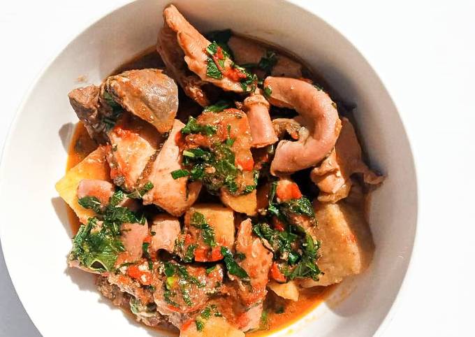 Farfesun kayan ciki me doya girki daga Safmar kitchen - Cookpad