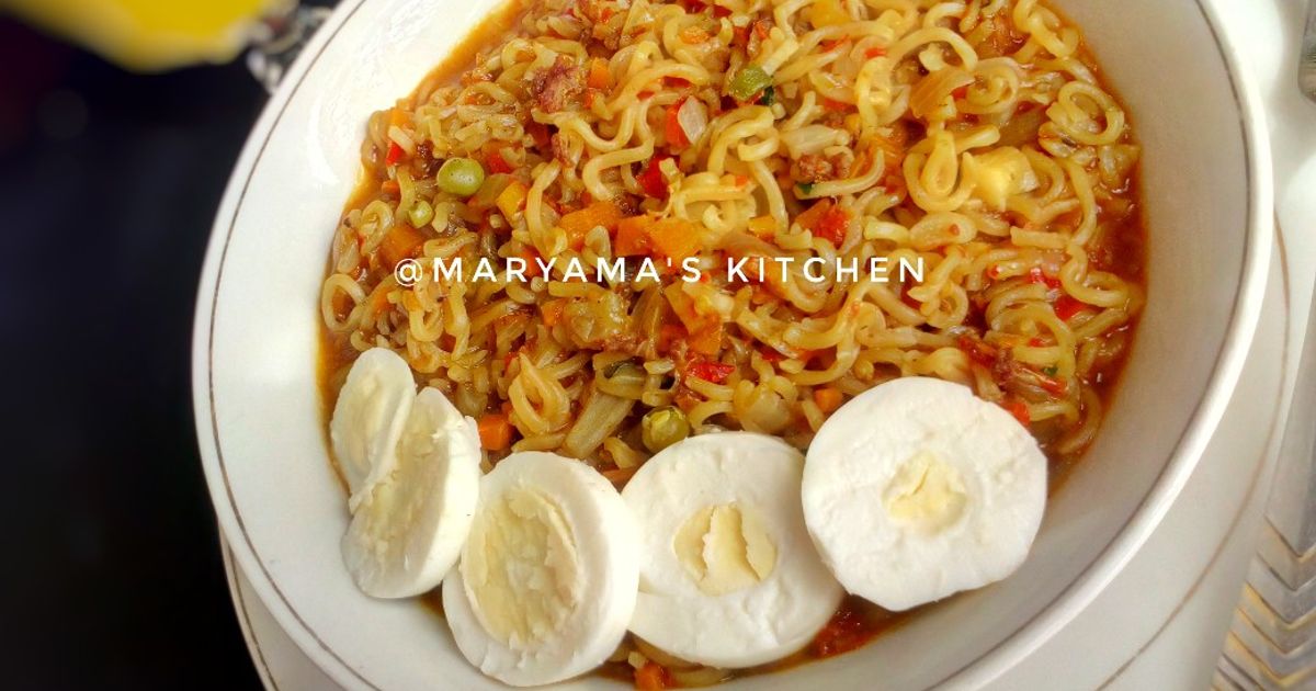 Supreme Sexy Noodles😂😂 Recipe by Maryama's kitchen - Cookpad