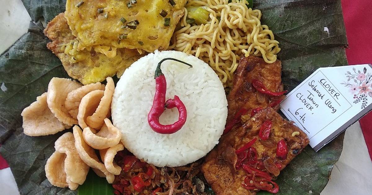 Resep Nasi Jamblang|Khas Cirebon oleh Miss Daroinie - Cookpad
