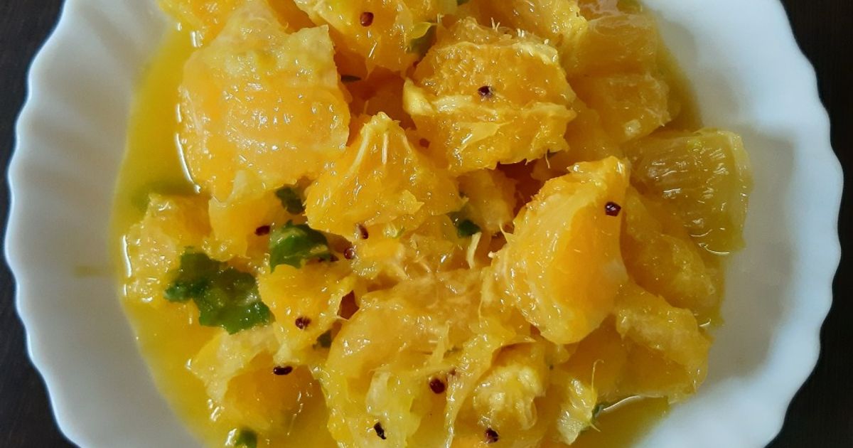 Suntala Sadeko Are Jhaneko (A Healthy Orange Chaat) Recipe by Jibita ...