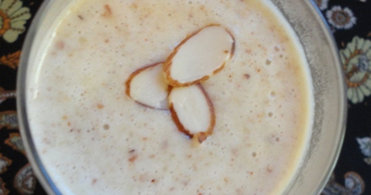 Almond Pudding / Badam Kheer Recipe by Beula Pandian Thomas - Cookpad