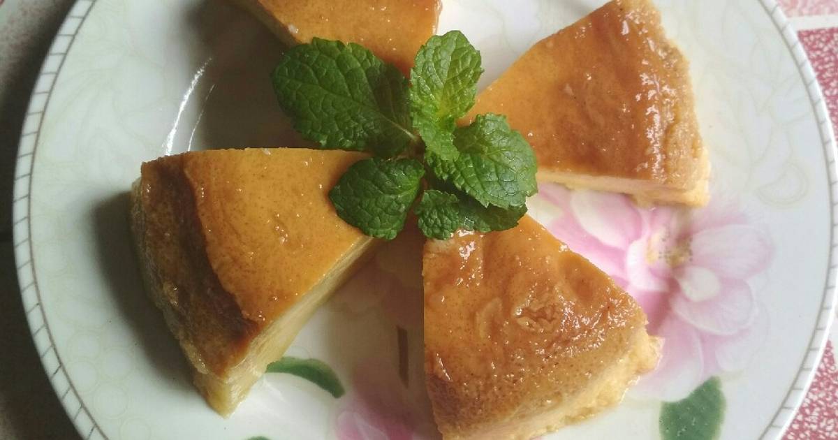 Resep Puding karamel roti tawar oleh amy - Cookpad