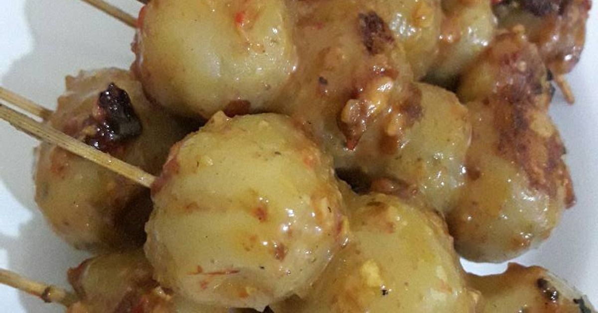 Resep Sate Cilok Bumbu Kacang Limau oleh melianasution - Cookpad