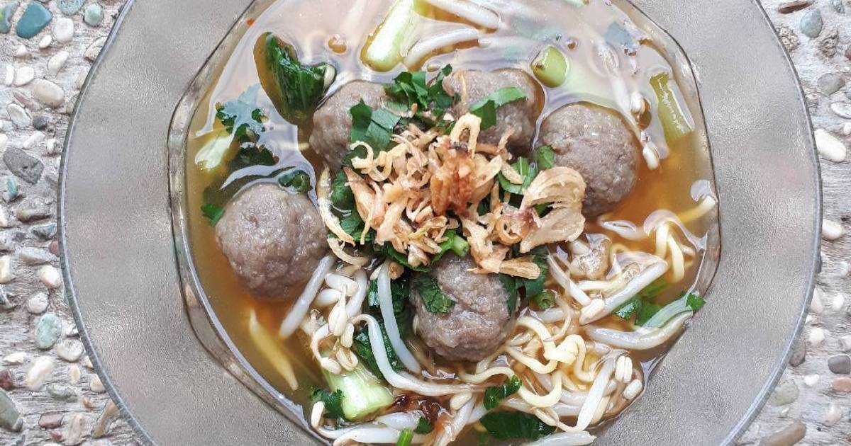 Resep Bakso Daging Sapi oleh rulyuly - Cookpad