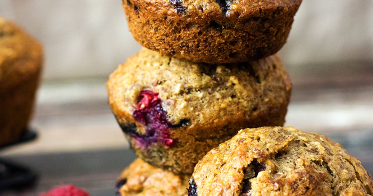 Healthy Banana Blueberry Muffins Recipe by Meeth Nihan - Cookpad