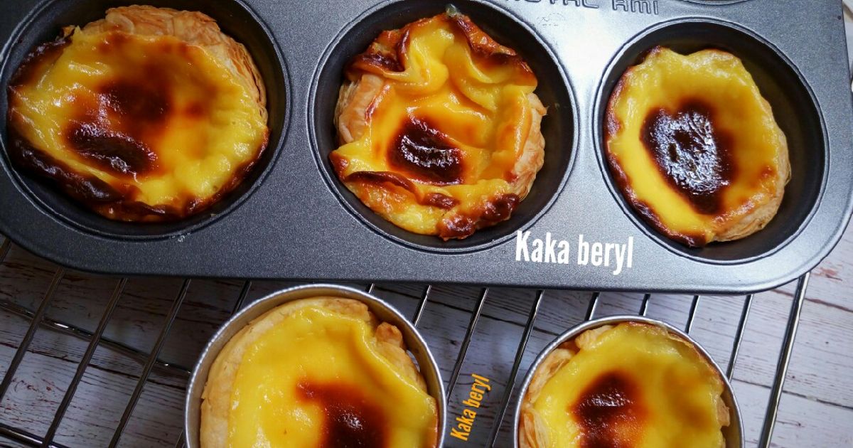 Resep Portuguese Eggtart oleh Kaka beryl @amrii_g2 - Cookpad