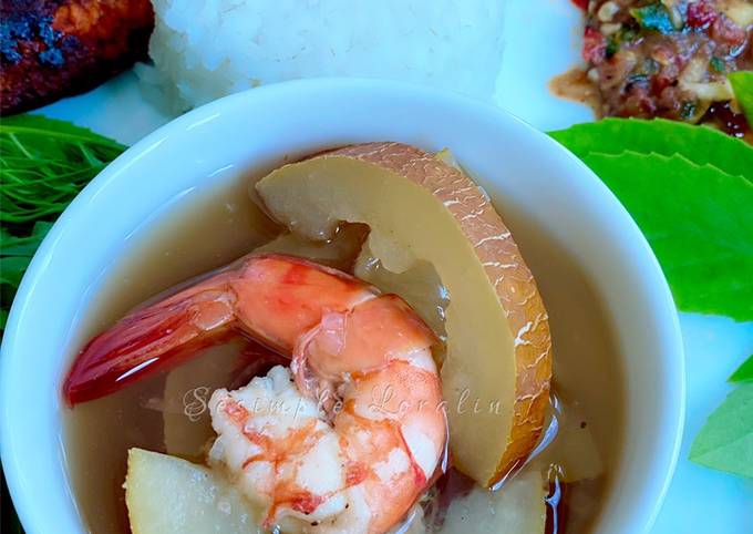 Resipi Sup Timun Tua bersama Udang (Eat Clean Healthy Menu) oleh ...