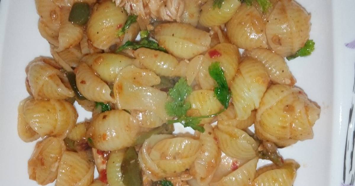 Chicken shell macroni Recipe by Shab Zahid - Cookpad