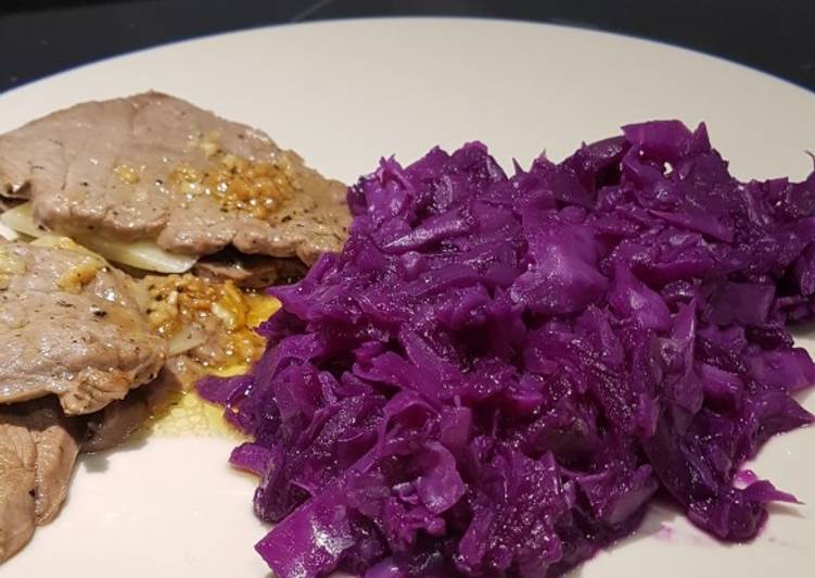 Col lombarda con manzana Receta de Becky- Cookpad