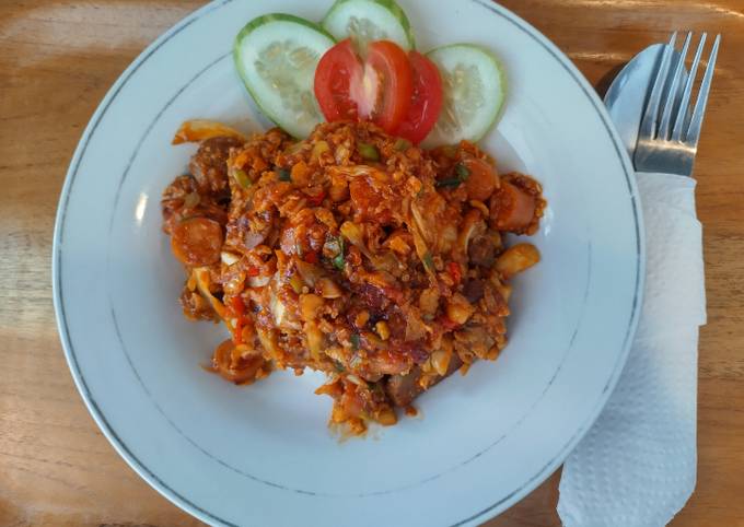 Resep Nasi Gila (Abang Grobakan Tamsur KW) oleh Ummu Salma Muhammad ...