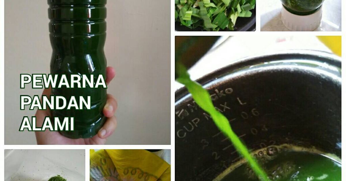 Resep Pewarna Pandan Alami oleh Eva Putri - Cookpad