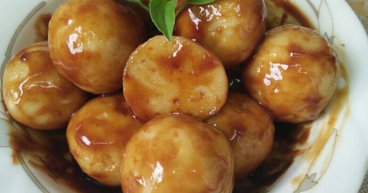 Resep 1.*Bakso tahu saos kecap* oleh Nania - Cookpad