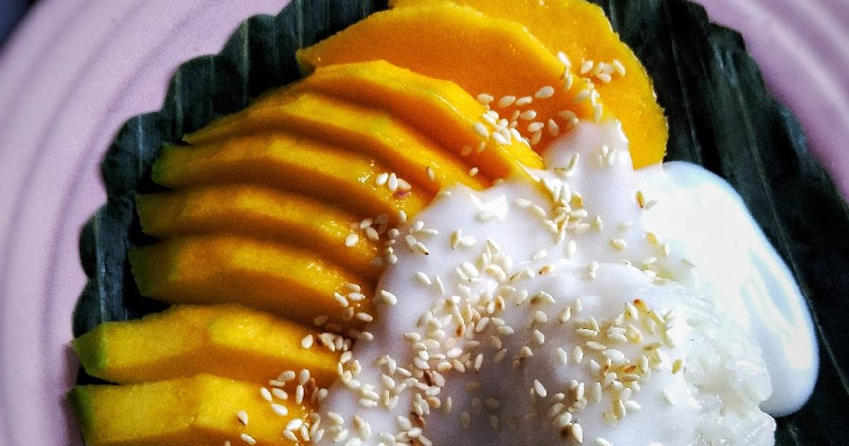 Resep Manggo Sticky Rice oleh Ummu Rashdan - Cookpad