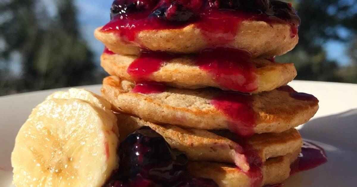 Pancakes saludables veganos - 42 recetas caseras- Cookpad