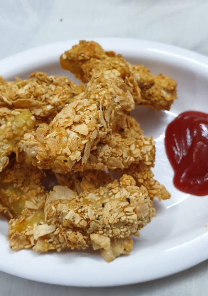 chetna shah દ્વારા રેસીપી ફ્રાય પાપડ સ્ટિક (Fry papad stick recipe in ...